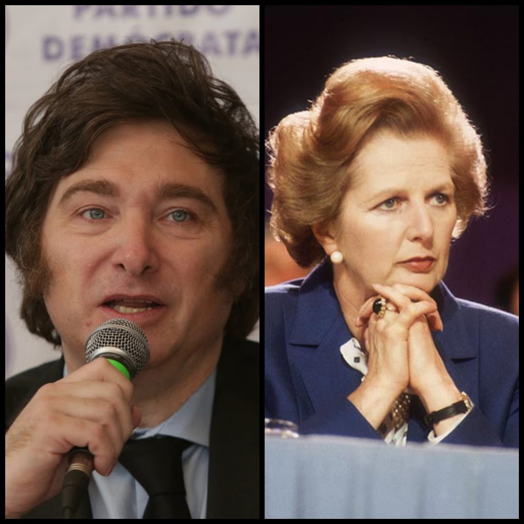 Javier Milei reivindicó a Margaret Thatcher y generó repudio en redes
